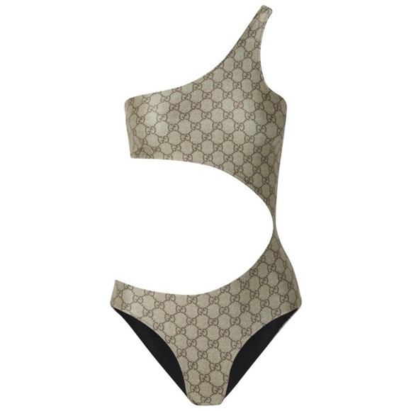 Gucci | Swim | Gucci Gg Supreme Logo Cutout Swimsuit Bodysuit | Poshmark